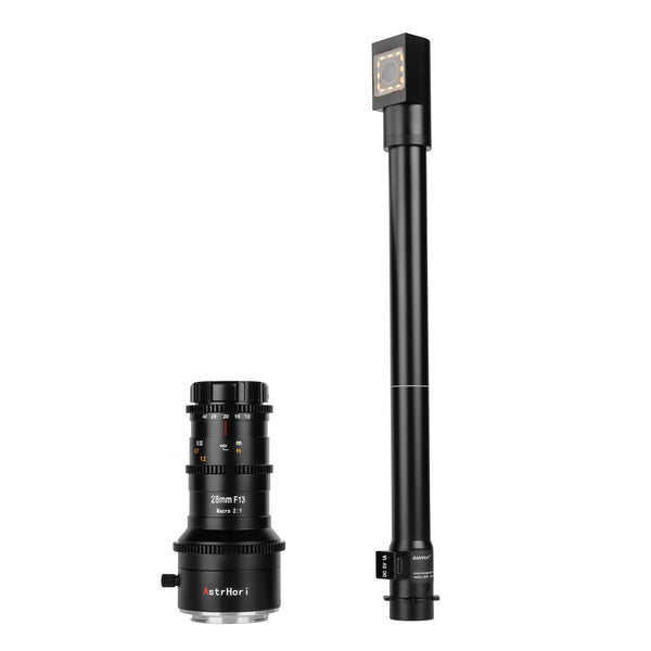 28mm F13 2X Macro Probe Lens Full Frame 360° View Free Switching Speci ...