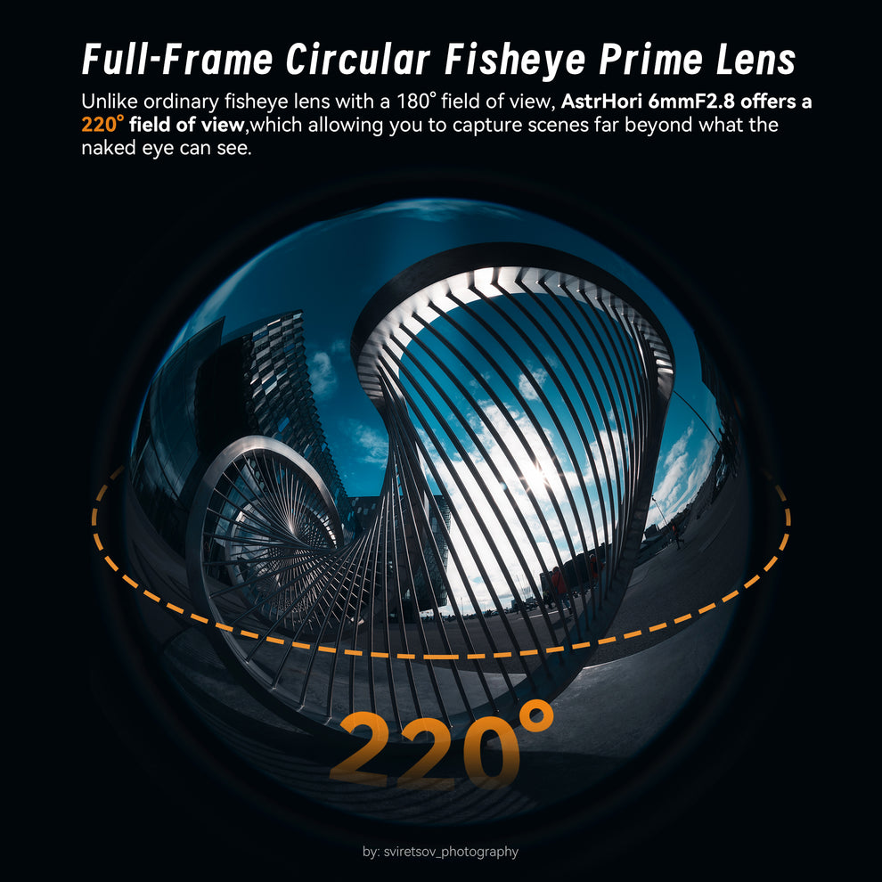 MF 6mm F2.8 Full-frame Circular Fisheye Lens for E/L/RF/Z – AstrHori