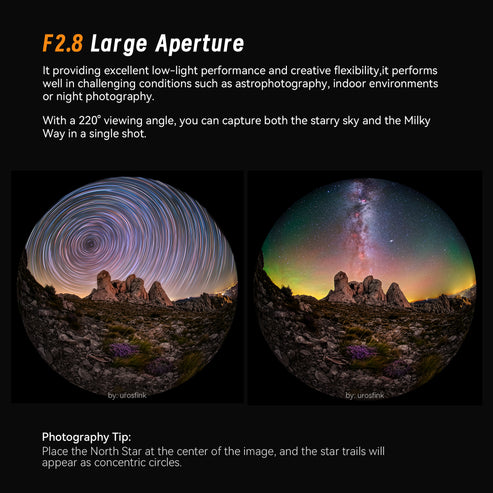 MF 6mm F2.8 Full-frame Circular Fisheye Lens for E/L/RF/Z – AstrHori
