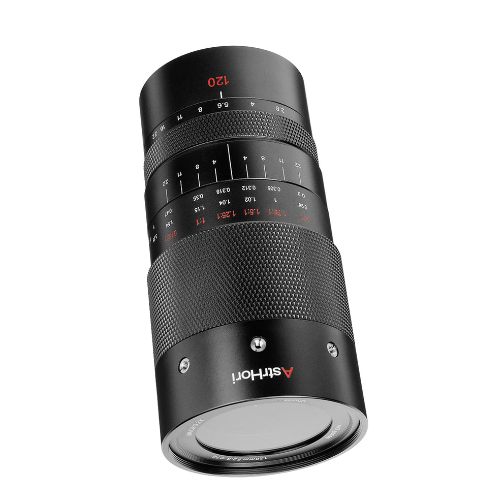 MF 120mm F2.8 Full-frame Macro Lens for E/RF/Z/L/EF – AstrHori