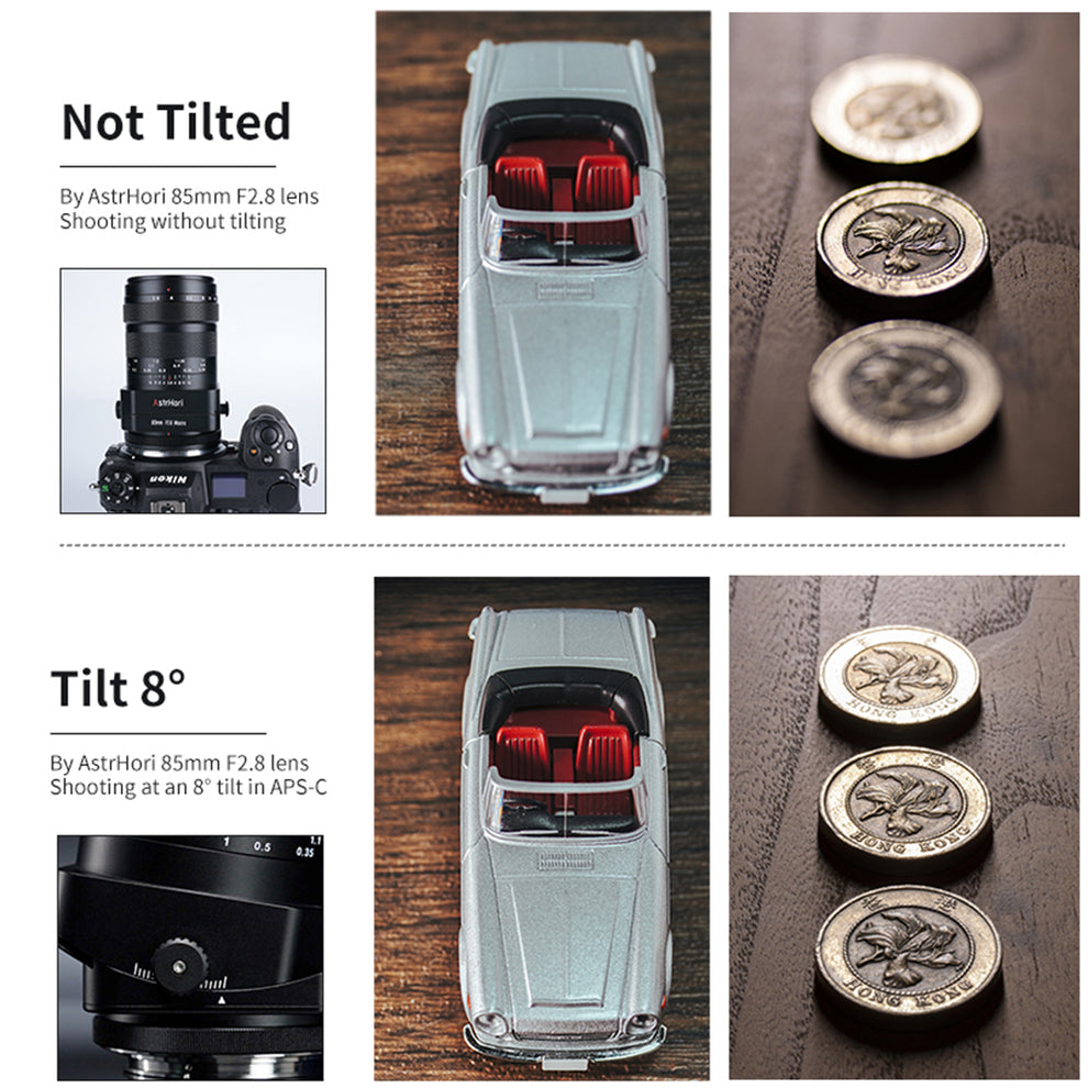 85mm F2.8 Full-frame Tilt - Macro Lens for E/FX/EOS-R/L/Z – AstrHori